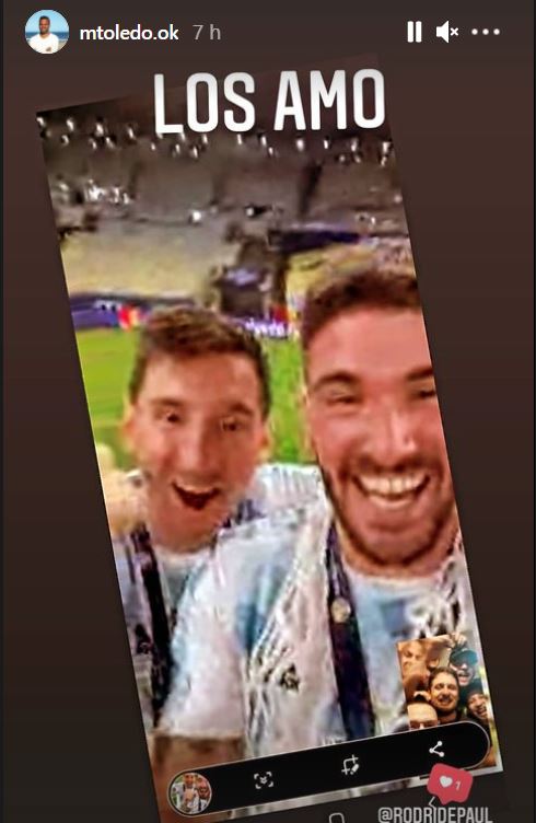 Watch: Messi and De Paul FaceTime friends as Lautaro aims dig at Brazil ...