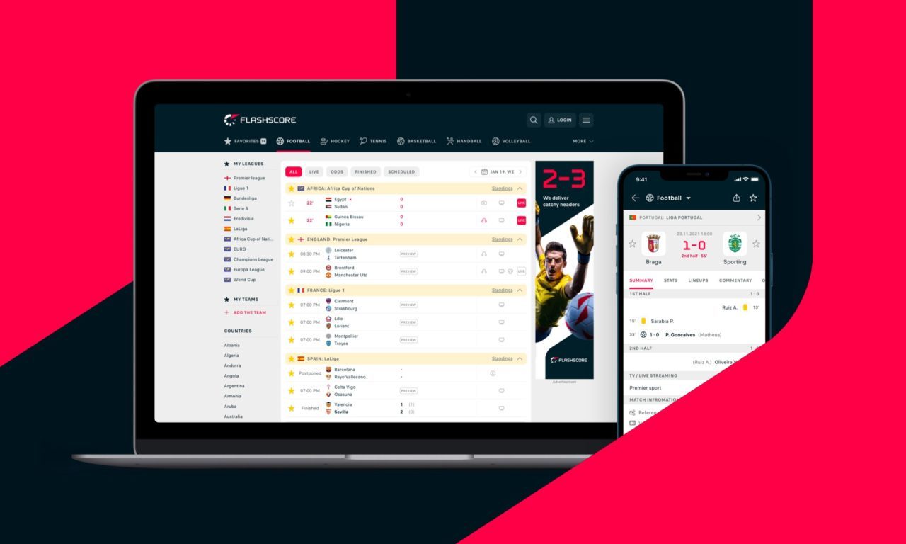 Flashscore enters a new era with a new look - Football Italia