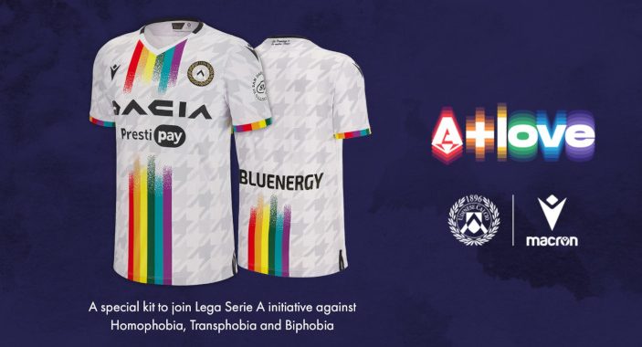 Udinese unveil special LGBTQ+ rights kit - Football Italia