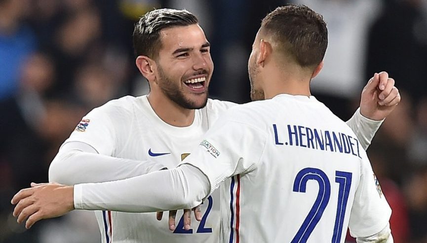 Theo and Lucas Hernandez face off for first time - Football Italia