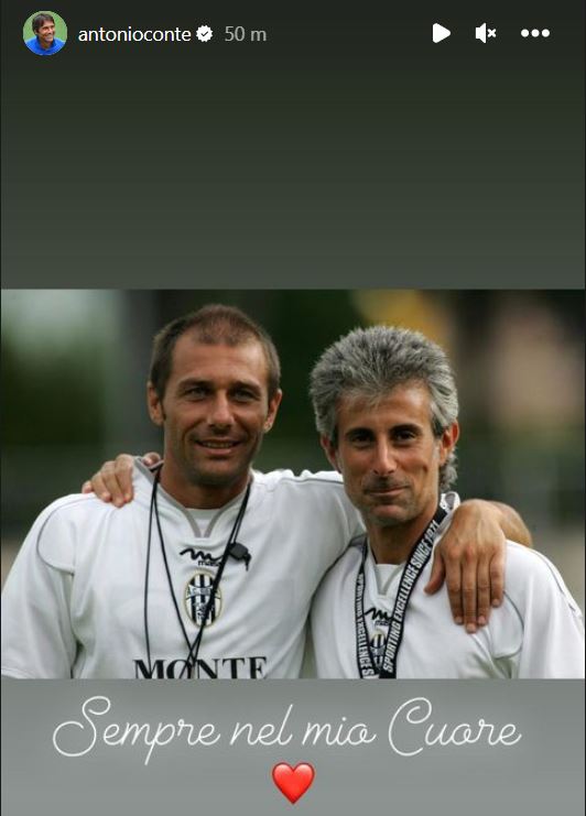 Conte honours Ventrone one year after his death - picture - Football Italia