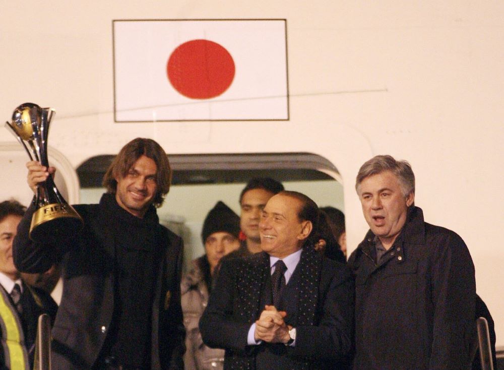Maldini on Ancelotti's 'mask' and Berlusconi's call before passing away