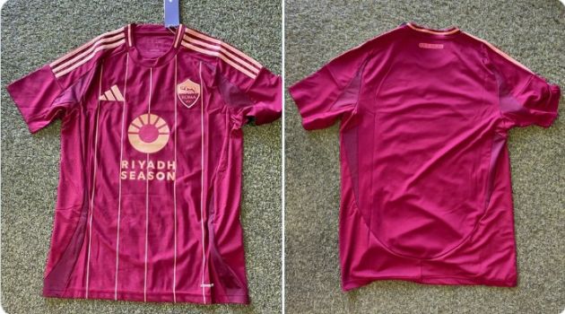 Picture: Real images of Roma 2024-25 home kit leaked