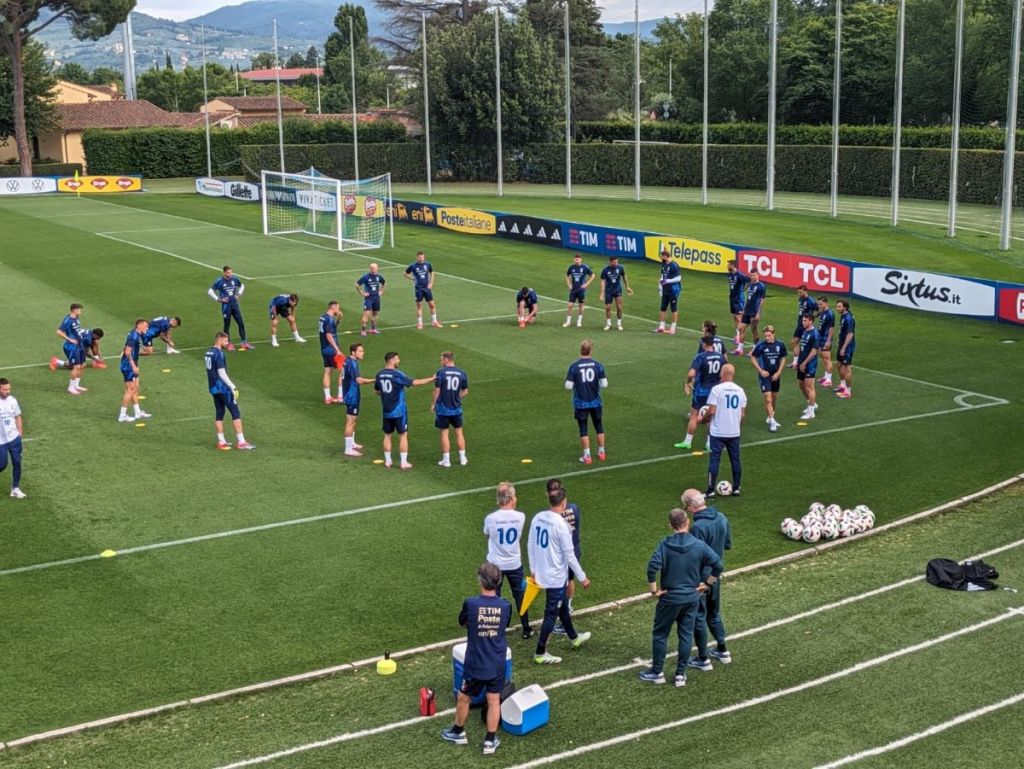 Inter prepare for continuation of Fiorentina game at Italy training ground