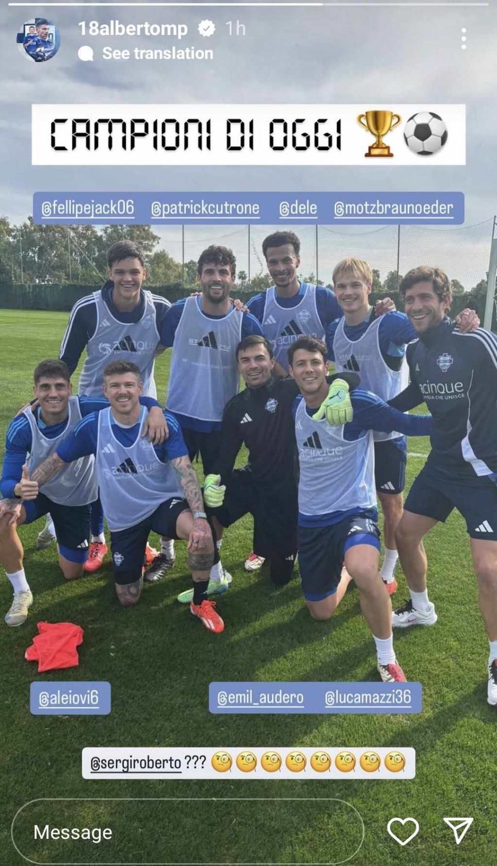 Dele Alli begins full training with Como: Contract audition begins ...