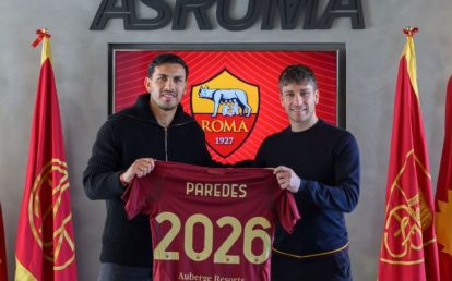 Official: Paredes extends Roma contract