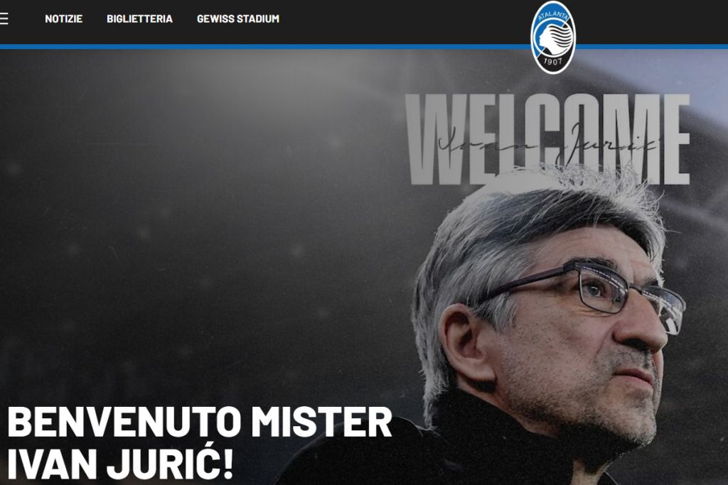 Official : Juric is new Atalanta coach with contract to 2027