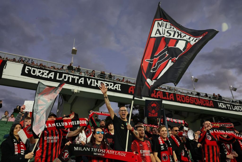 Pictures: Plenty of AC Milan fans as Rossoneri beat Perth Glory 9-0