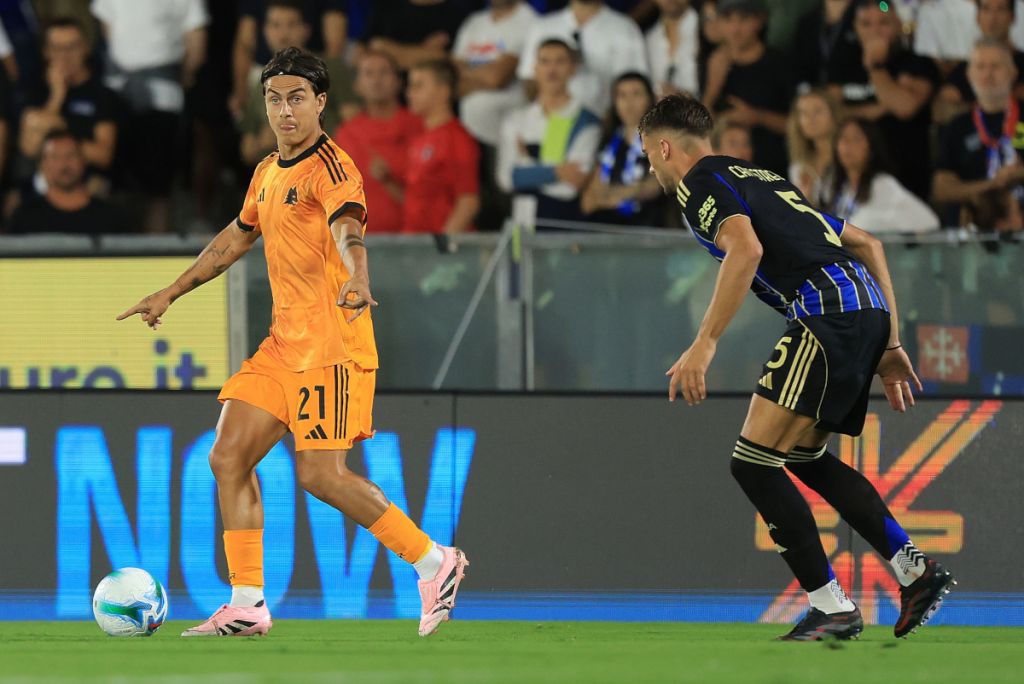 Dybala swaps shirts with Buffon after helping Roma to 1-0 win over Pisa ...