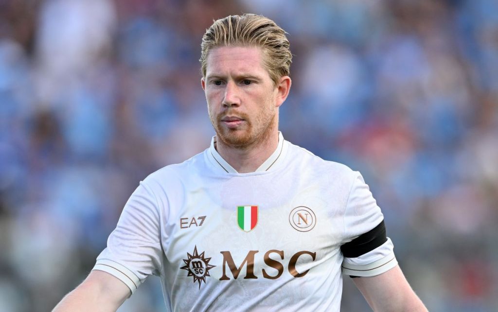 De Bruyne reveals he involved his kids in decision to join Napoli