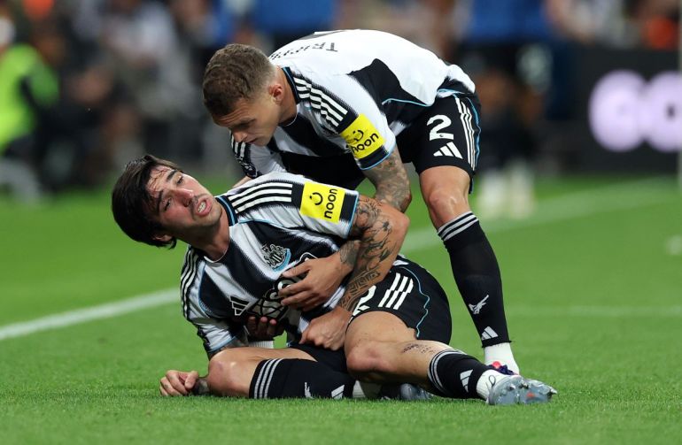 Italy players in Premier League: Calafiori double assist, Tonali ...