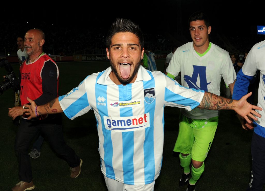 Returning hero Insigne scores first Pescara goal after nearly 14 years