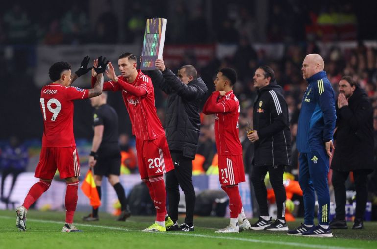 Video: Italy striker Lucca scores on Nottingham Forest debut